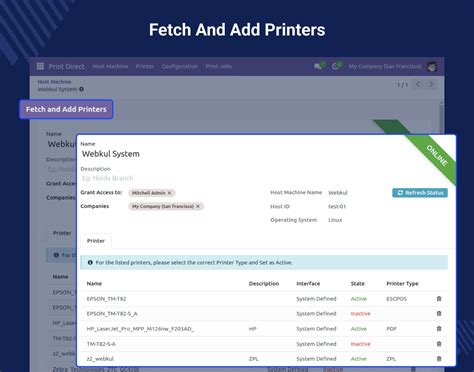 Odoo Print Direct Webkul