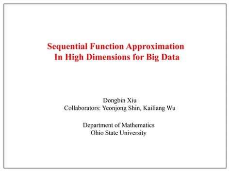 Program On Quasi Monte Carlo And High Dimensional Sampling Methods For Applied Mathematics