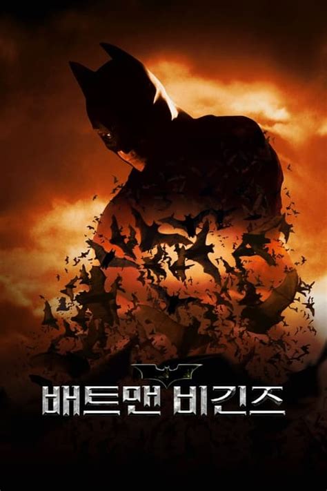 배트맨 비긴즈 2005 포스터 — The Movie Database Tmdb