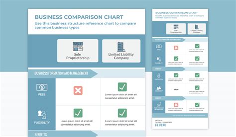 Comparison Chart Design Inspiration