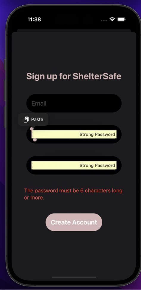 Bug With Creating New Account · Issue 74 · Csallenisd2023 Isp Sheltersafe · Github