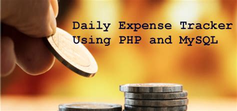 Download Daily Expense Tracker Project Phpgurukul