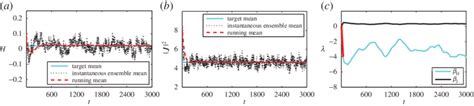 results when using long time mean observations as a target while