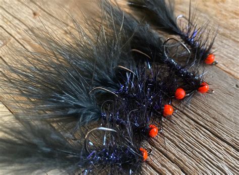 12 Dozen X6 Handmade Woolly Bugger Flies Bead Head Tungsten Egg