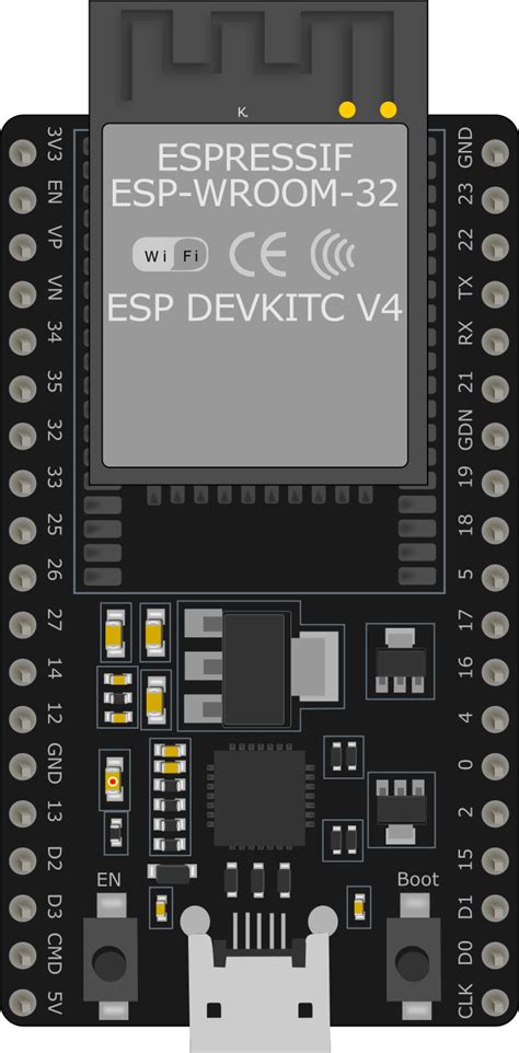 How To Use Esp32 Wroom 38 Pins Pinouts Specs And Examples Cirkit