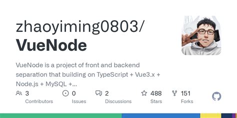 GitHub Zhaoyiming0803 VueNode VueNode Is A Project Of Front And