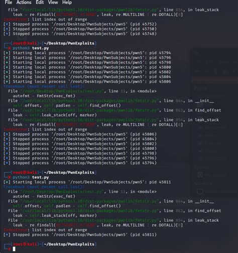 Fmtstr Indexerror List Index Out Of Range · Issue 2130 · Gallopsled