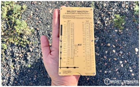 What Is A Rifle Scope Ruler Mildot Master And How To Use It
