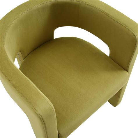 Greenwich Olive Green Velvet Dining Chair Daals