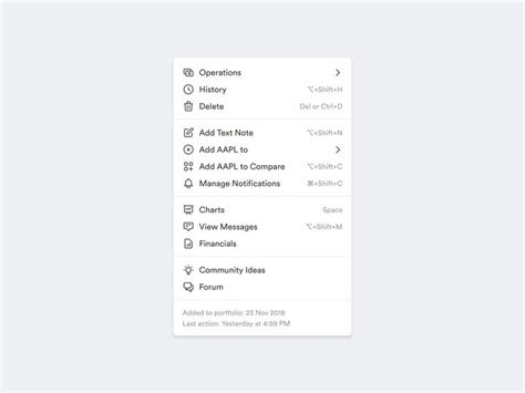 Financial Widget Actions Invoice Design Widget Web Design