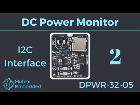 Free Video Dc Power Monitoring Module I2c Interface Part 2 From Mutex Embedded Class Central