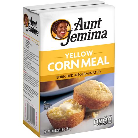 Aunt Jemima Yellow Corn Meal 80 Oz Bag
