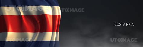 유토이미지 코스타리카의 국기 중앙아메리카 국가들의 국기 시리즈 Costa Rica Flag
