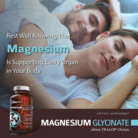 Suplemento De Glicinato De Magnésio Com Absorção Superior Magnésio