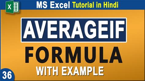 Averageif Formula In Excel Averageif Function With Example Average