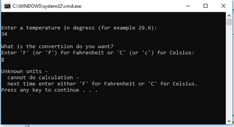 Solved 5 Write A Program That Allows The User To Convert