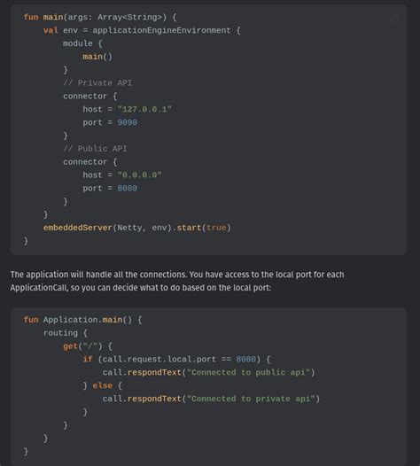 Kotlin Several Sites On One Instance Of The Ktor Server Stack Overflow