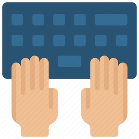 Hands Keyboard Programming Typing Icon