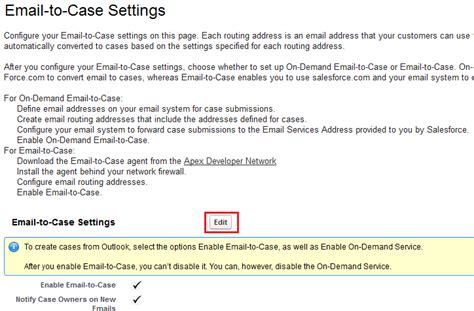 On Demand Email To Case In Salesforce Infallibletechie