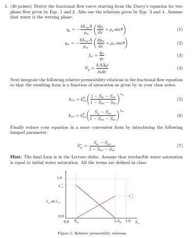 ıts a petroleum engineering problem enhanced oil Chegg