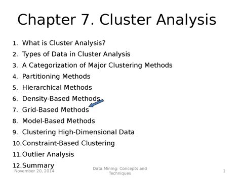 Clustering In Data Mining