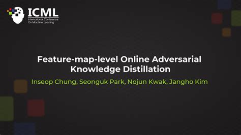 Inseop Chung Seonguk Park Nojun Kwak Jangho Kim · Feature Map Level Online Adversarial