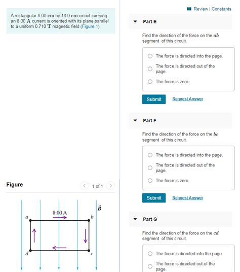 Solved Review Constants A Rectangular 800 Cm By 180 Cm
