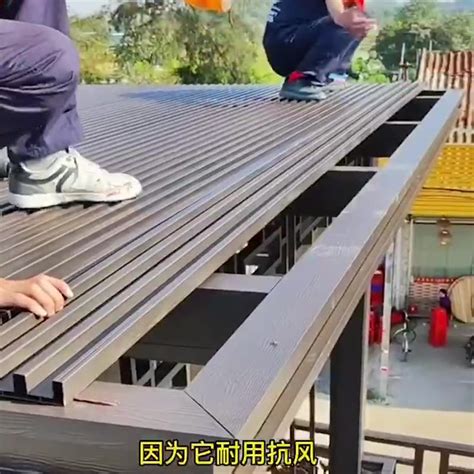 定制铝屋顶瓦铝瓦长城板波浪板金属格栅中空双三层隔热铝板型材瓦 阿里巴巴