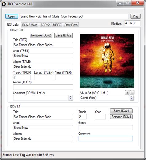 ID3 UDF ID3v1 ID3v2 MP3 Tags AutoIt Example Scripts AutoIt Forums