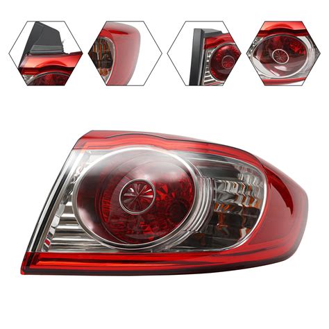 Peakora High Quality Tail Light For 2010 2012 Hyundai Santa Fe Halogen