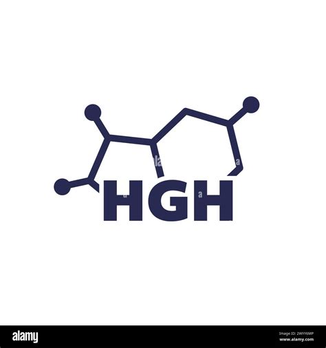 Hgh Icon Human Growth Hormone Stock Vector Image And Art Alamy