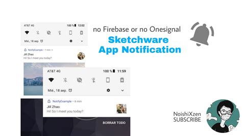 Sketchware App Notification Without Onesignal And Firebase Youtube