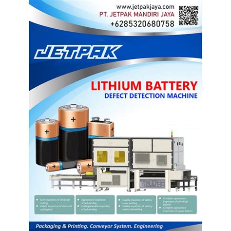 jual lithium battery defect detection machine oleh pt jetpak mandiri jaya