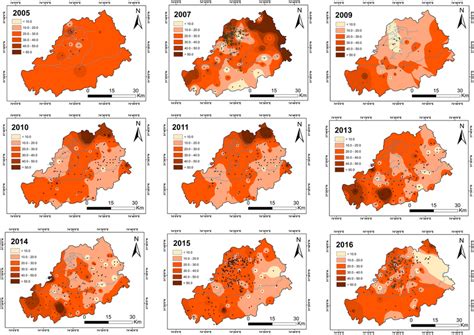 Spatio Temporal Map Of Arsenic In The Lahore Region Download Scientific Diagram