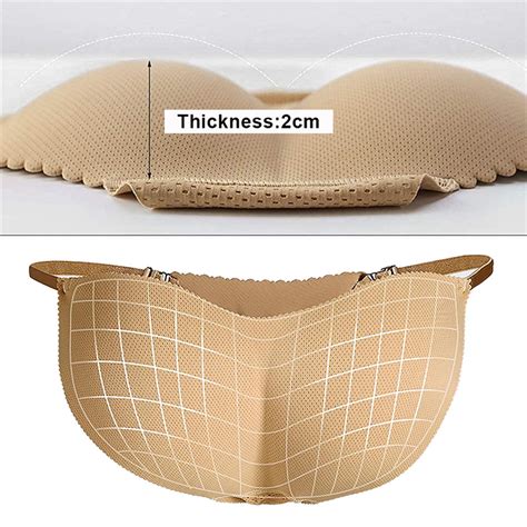 Badubg Триизмерни дамски гъбени подплатени фалшиви гащи за дупе Бельо