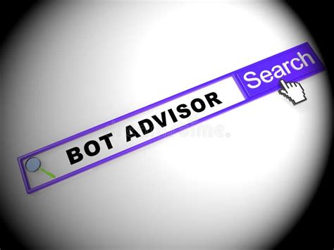 Bot Advisor Chatbot Assistance Help 2d Illustration Stock Illustration Illustration Of