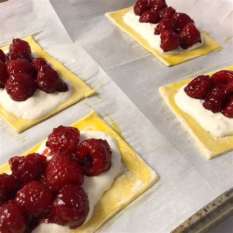 Raspberry Puff Pastry Tarts My Curated Tastes