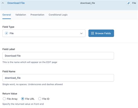File Download Button Using Advanced Custom Fields Support Themeco Forum