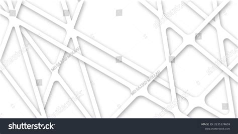 Abstract White Architectural Structure Pattern Concept Stock Illustration 2235174659 Shutterstock