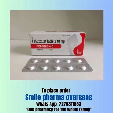 Febuxostat Tablets 40mg At ₹ 150 Box Uloric In Nagpur Id 2851786839997