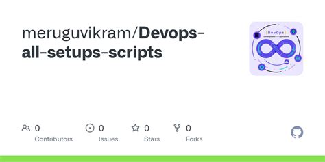 Github Meruguvikramdevops All Setups Scripts