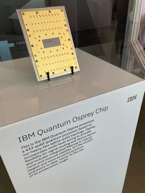 Bradley Holt On Linkedin This Is The 433 Qubit Ibm Quantum Osprey Chip That Was Unveiled Today