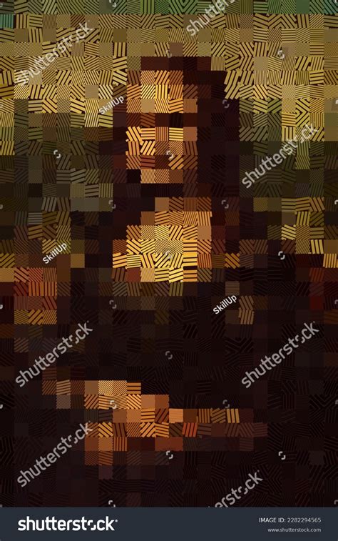 Crypto Art Nft Digital Shader Pixelated Stock Vector Royalty Free