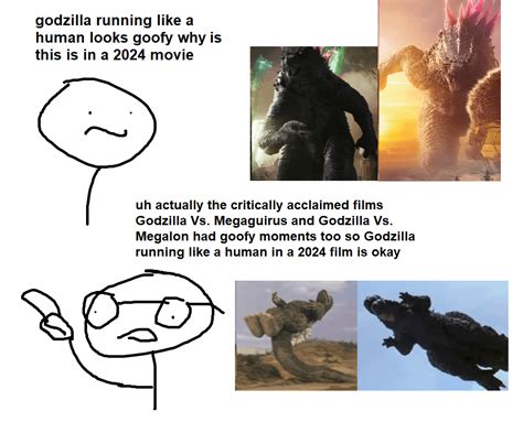 The Run Looks Goofy Guys R Godzilla
