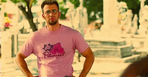 Chris Evans Hot In Pink Gif Wifflegif