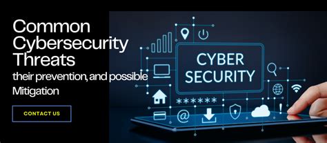 Common Cybersecurity Threats Prevention And Possible Mitigation