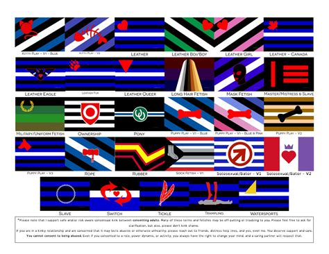 Choose Your Fetish Pride Wall Flags All Over Print 5 Sizes Bdsm