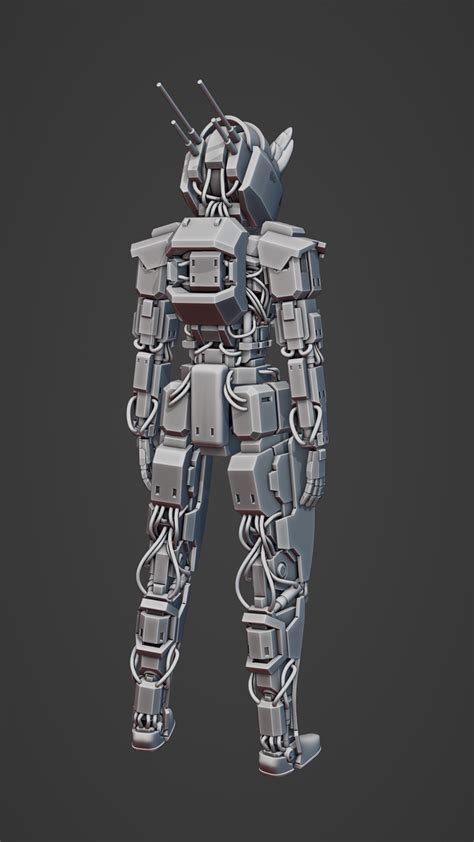 Inspired By And Based Off Of The Iterators From Rain World Rendered In Cycles Its Not Perfect