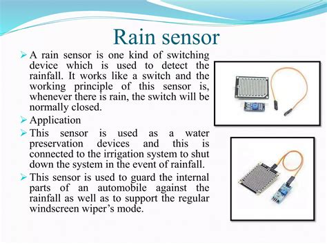 All Types Of Sensor In Power Point Presentation Pptx