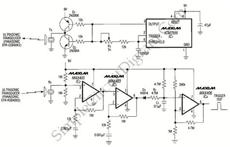 Proximity Detector Simple Circuit Diagram